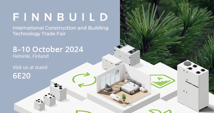 KOMFOVENT is participating at FinnBuild 2024 | Komfovent