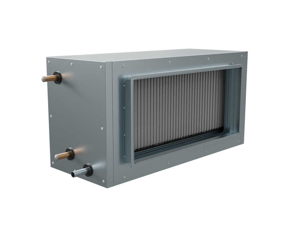 Rectangular duct water air cooler | Komfovent
